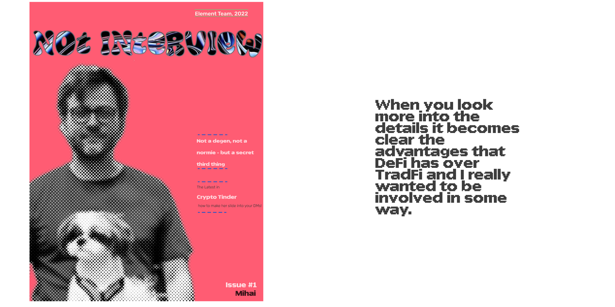 Mihai Cosma: Not Interview