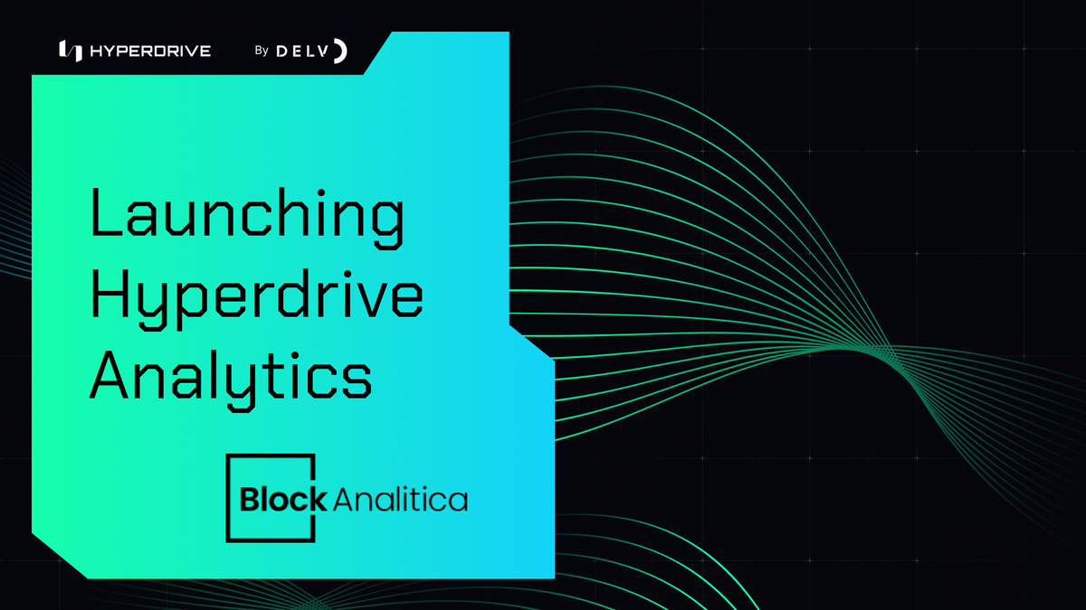 Introducing the Hyperdrive Analytics Dashboard